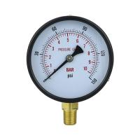 China Large Size Dial Manometer Hydraulic Pressure Measuring Instrument Gauge Test Pressure for sale