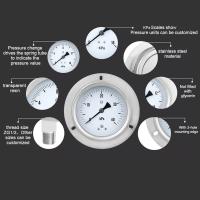 China Stainless Steel ZG1/2 Manometer for Universal Pressure Measurement of Liquid and Gas for sale