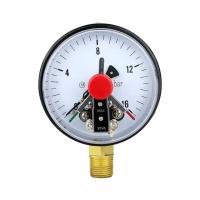 China Adjustable M20*1.5 Thread 100mm CE Certified Electric Contact Air Pressure Gauge for sale