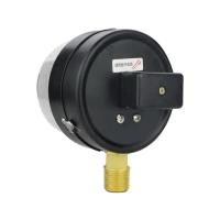 China Adjustable M20*1.5 Thread 100mm CE Certified Electric Contact Air Pressure Gauge for sale