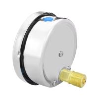 China Customized Logo Glycerine Filled Pressure Gauge for Air Oil Water Co2 Gas in Zhejiang for sale