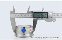 China Medical and Industrial 50mm 2'' Panel Oil Filled Pressure Gauge with NPT Connection Thread for sale