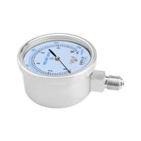 China Zhejiang Made 3/8 Brass Chrome Plated Connector 10KPa 75mm Micro Pressure Manometer for sale