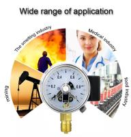 China 62.5mm YX60 Pressure Gauge with Controllable Electric Contacts and Accurate Readings for sale