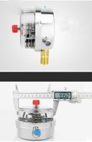 China High Precision 100mm 40bar/psi Electric Contact Switch Water Pressure Gauge Manometer for sale
