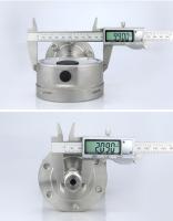 China Corrosion Resistant Stainless Steel Diaphragm Seal Manometer ZG1/2 Precision 1.0 for sale