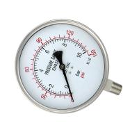 China 150mm High Temperature All Stainless Steel Hydraulic Fuel Pressure Measuring Device for sale