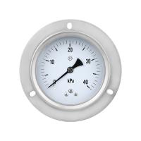 China 100mm 304ss Stainless Steel Diaphragm Capsule Micro Manometer Fuel Pressure Gauge for OEM for sale