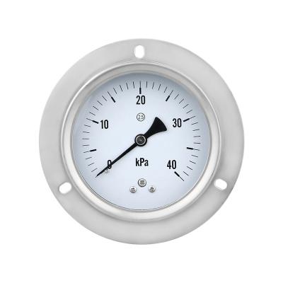 China 100mm 304ss Stainless Steel Diaphragm Capsule Micro Manometer Fuel Pressure Gauge for OEM for sale