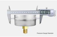 China YE100ZTBF All Stainless Steel Flange Pressure Gauges with NPT1/2 Thread Connection for sale