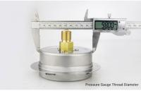 China YE100ZTBF All Stainless Steel Flange Pressure Gauges with NPT1/2 Thread Connection for sale