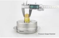 China YE100ZTBF All Stainless Steel Flange Pressure Gauges with NPT1/2 Thread Connection for sale
