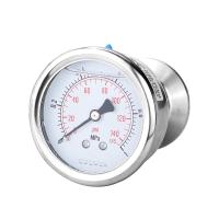 China Stainless Steel 50.5mm Back Mount Hydraulic Water Manometers for Pressure Measurement for sale