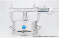 China Flange Edge Industrial Capsule Micro Pressure Gauge 16bar for Gas and Oil Measurement for sale