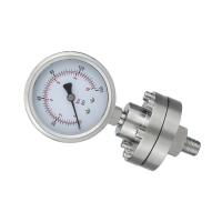 China Highly Accurate 304ss Diaphragm Pressure Gauge for Hydraulic Pressure Measurement for sale