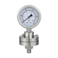 China Highly Accurate 304ss Diaphragm Pressure Gauge for Hydraulic Pressure Measurement for sale