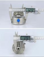 China Highly Accurate 304ss Diaphragm Pressure Gauge for Hydraulic Pressure Measurement for sale