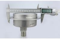 China Back Connected 99mm Pressure Gauge for Precise LPG Gas and Water Pressure Measurement for sale