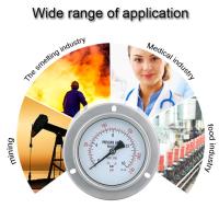 China Back Connected 99mm Pressure Gauge for Precise LPG Gas and Water Pressure Measurement for sale
