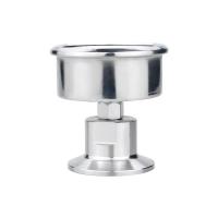 China YTP60ZBF Gas Liquid Bull Manometer Pressure Gauge Sanitary Full SS Diaphragm 0.25 Range for sale