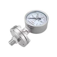 China 100mm M20*1.5 Thread 0.1-10 Mpa Diaphragm Seal Pressure Gauge with Customized Options for sale