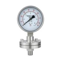 China Water Pressure Gauge YTP100BF 100mm Full Stainless Steel Diaphragm Seal Precision 1% for sale