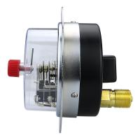 China Electric Contact Point Precision Air Pressure Gauge Flange Edge 25 Bar Manometer for sale