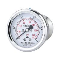 China YTP60BF Full SS Clamp Type Hydraulic Diaphragm Pressure Gauge within 100bar Range for sale