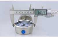 China 3/8 Thread Diaphragm Pressure Gauges for Excellent Stainless Steel Water Pressure Meter for sale