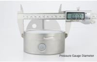 China OEM Supported 304ss Glycerin Filled Pressure Gauge 25mpa for High Accuracy Oil Manometer for sale