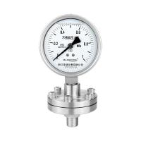 China High Precision 1.6% YTP100BF Diaphragm Seal 4 Inches Manometer Pressure Gauge for sale