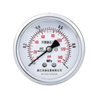 China 60mm Nominal Diameter Natural Gas Pressure Gauge with Complete Stainless Steel Design for sale