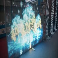 China P20 P30 p40 transparent mesh curtain led displays soft screen outdoor led mesh screen for sale
