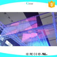 China p30 p40 p50 p60 full color video wall transparent led mesh display for the advertising for sale
