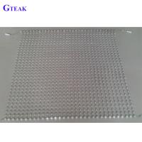 China transparent led mesh flexible curtain display led curtain lights outdoor for sale