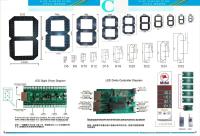 China small 6 Digit 6 Inch  8 inch lure 7 Segment Led Display   for the led number clock for sale