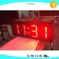 China customized 7 segment stadium clock led display for sale