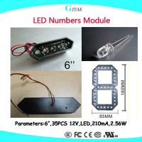 China Upgrade Your Shopping Mall with Remote Control 6 Inch 7 Segment Display LED Multi-Color Digital Poster for sale
