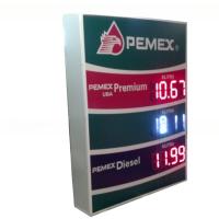 China Alibaba whosale price gas price 7 segment led display 8 inch for sale