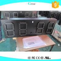China custom digital number led display board outdoor for sale