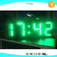 China 15 inch 7 segment led display outdoor green color module for sale