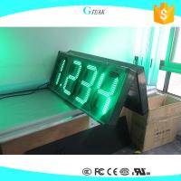 China 15 inch 7 segment led display outdoor green color module for sale