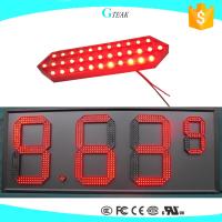 China Self-Service Business 8mm Pixel Pitch Double Sided LED Gas Sign with 12 Inch Display for sale