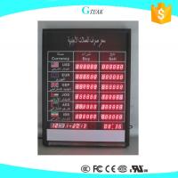 China led display currency exchange rate board for bank for sale