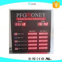 China led display currency exchange rate board for bank for sale