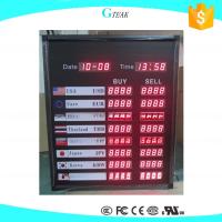 China led display currency exchange rate board for bank for sale