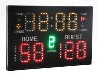 China Indoor Sports Wireless Remote Control Led Score Board with DC12V Infrared Touch Screen and Basketball Electronic Snooker for sale
