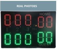China Customized Shape Indoor Stadium Sport Soccer Baseball Digital Scoreboard with 24 Second Shot Clock Blue Yellow White Optional for sale