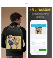 China Programmable Full Color LED Light Digital Advertising Billboard Display Bag for Outdoor in Restaurant Hotel Supplies for sale