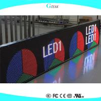 China Outdoor Banner Display Programmable Electronic LED Sign with Semi-outdoor and Blue Tube Chip Color for sale